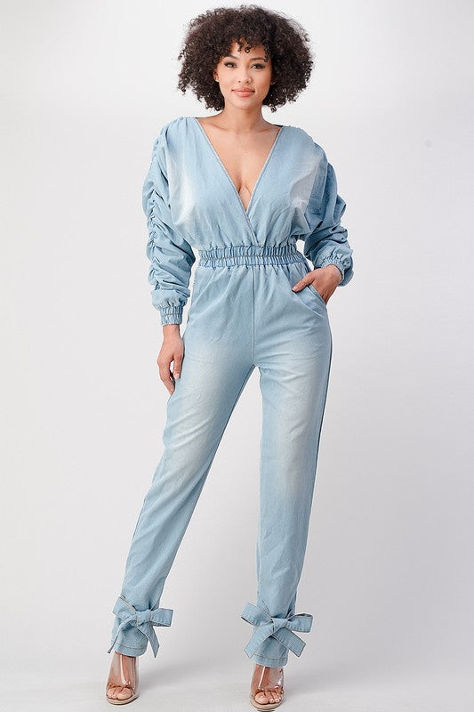 Denim Jumpsuit – Asuso Couture